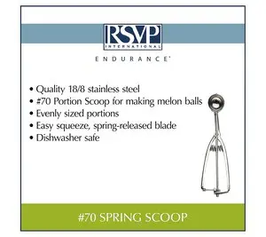 RSVP Spring Release Melon Scoop