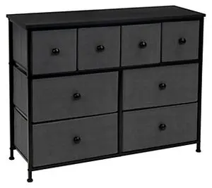 SORBUS Fabric Dresser Chest With 8 Drawers - One-color