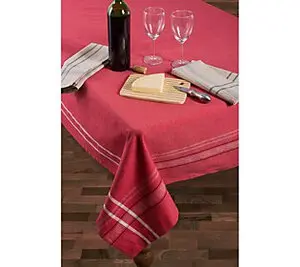 DESIGN IMPORTS French Stripe Tablecloth 60' X 8