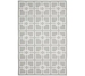 MARTHA STEWART Square Dance 5' X 8' Rug - One-color