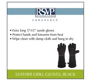 RSVP Leather Grill Gloves