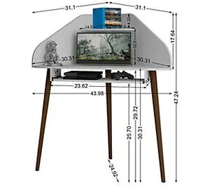 MANHATTAN COMFORT Bradley Corner Desk
