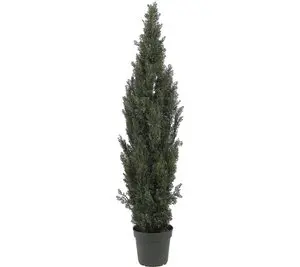 NEARLY NATURAL 6' Mini Cedar Pine Tree By - One-color