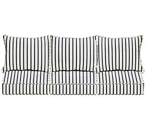 WILLOW SHORE Sunbrella Deep Seating Sofa Pillow & Cushion Se T 23x25x5 - One-color