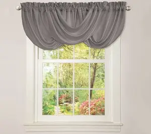 LUSH DECOR Lucia Single Valance By - One-color