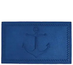 DESIGN IMPORTS Blue Anchor Hog Mat 18' X 30 - One-color