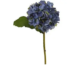 NEARLY NATURAL 12' Hydrangea Artificial Flower Early Natural - One-color