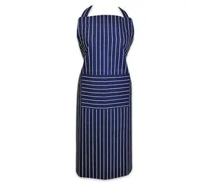 DESIGN IMPORTS Pinstripe Chef Apron - One-color