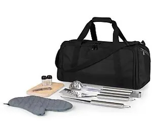PICNIC TIME Cooler Tote & Bbq Grill Tool Set - One-color