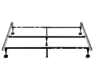 BROOKSIDE Adjustable Metal Bed Frame Queen-twin -glides - One-color