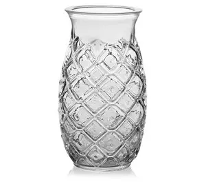 LIBBEY Set Of 4 Tiki Pineapple Glasses
