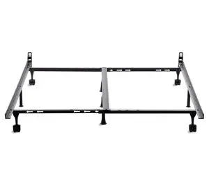 BROOKSIDE Adjustable Metal Bed Frame Rug Roll Ers Twin-kin - One-color
