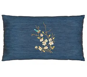 LINUM HOME TEXTILES Springtime Denim Pillow Cov Er - One-color