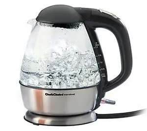 CHEF'S CHOICE Cordless Electric Glass Kettle - One-color