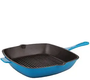 BERGHOFF 11' Neo Cast-iron Grill Pan Blue - One-color