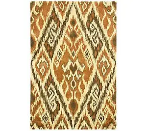 SAFAVIEH Capri Collection Ikat 3' X 5' Wool And Viscoserug - One-color