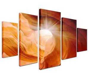 LAVISH HOME Moises Levy 'smooth Ii' Canvas Mult I-print Set