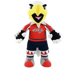 BLEACHER CREATURES Nhl Capitals Slapshot Mascot 10' Plush