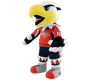 BLEACHER CREATURES Nhl Capitals Slapshot Mascot 10' Plush