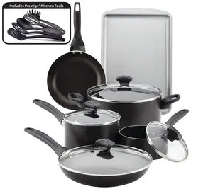 FARBERWARE 15-piece Nonstick Cookware Set - One-color