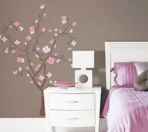 ROOMMATES Spring Blossom Peel & Stick Giant Wal L Decal