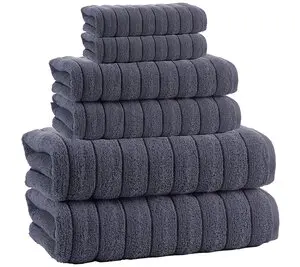 DEPERA HOME Vague Turkish Cotton Set Of 6 Towels - One-color