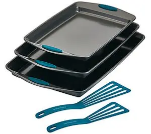 RACHAEL RAY 5-piece Nonstick Bakeware Baking Sh Eet Set - One-color