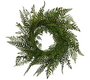 GERSON INTERNATIONAL 26' Fern Wreath Gerson Co - One-color