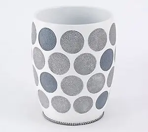 AVANTI LINENS Dotted Circles Wastebasket - One-color