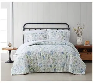COTTAGE CLASSICS Field Floral 3-piece Full/quee N Comforter Se - One-color