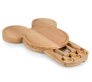 PICNIC TIME Mickey Mouse Shaped Cheese Board & Ool Set