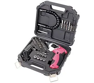 APOLLO 3.6v Cordless Screwdriver With 45-piece Bit Set - One-color