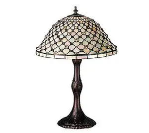 MEYDA Tiffany-style Diamond & Jewel Table Lamp - One-color