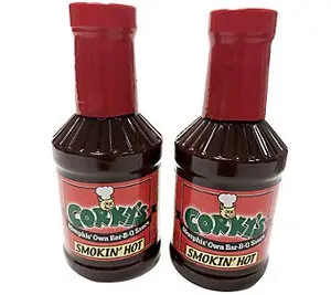 CORKY'S Bbq Bottles Of Hot Bbq Sauce - One-color