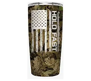 KERUSSO 20-oz Dual Wall Tumbler Hunting Camo Flag - One-color