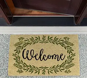 DESIGN IMPORTS Greenery Welcome Doormat