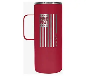 KERUSSO 22-oz Dual Wall Mug With Handle Fear Not Flag - One-color