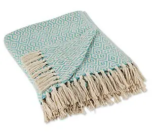 DESIGN IMPORTS Double-diamond Throw - One-color