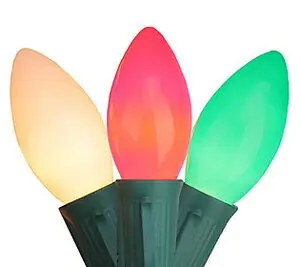 NORTHLIGHT 25 Opaque C9 Christmas Lights - One-color