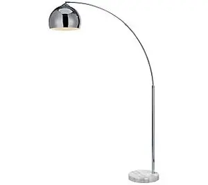 TEAMSON Arquer Arc Floor Lamp With Shade - One-color