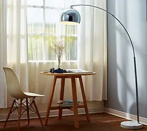 TEAMSON Arquer Arc Floor Lamp With Shade