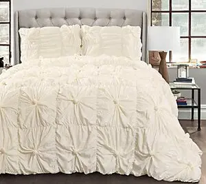 LUSH DECOR Bella 3-piece Full/queen Comforter Set Lush Ecor - One-color