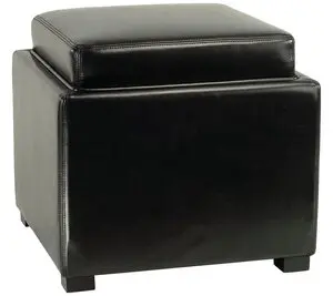 SAFAVIEH Bobbi Tray Storage Ottoman - One-color