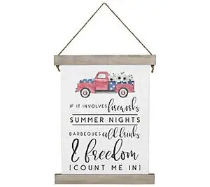 SINCERE SURROUNDINGS Summer Nights Hanging Canvas Sincere Surroun Dings - One-color