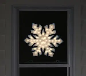 NORTHLIGHT Lighted Snowflake Christmas Window D Ecoration