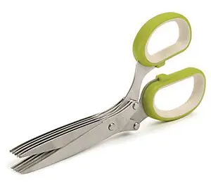 RSVP Stainless Steel Multi-purpose Herb Scissor S - Silver