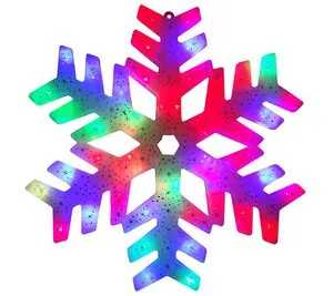 NORTHLIGHT Led Christmas Snowflake Window Silho Uette - One-color