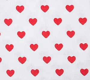 DESIGN IMPORTS 6-pack Lil Hearts Ribbed Placema T Set
