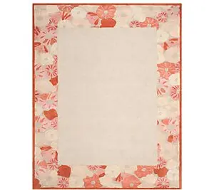 MARTHA STEWART Poppy Border 8' X 10' Rug - One-color