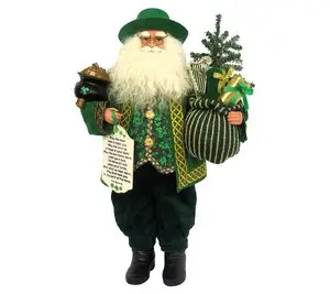 SANTA'S WORKSHOP 18' Irish Claus By - One-color